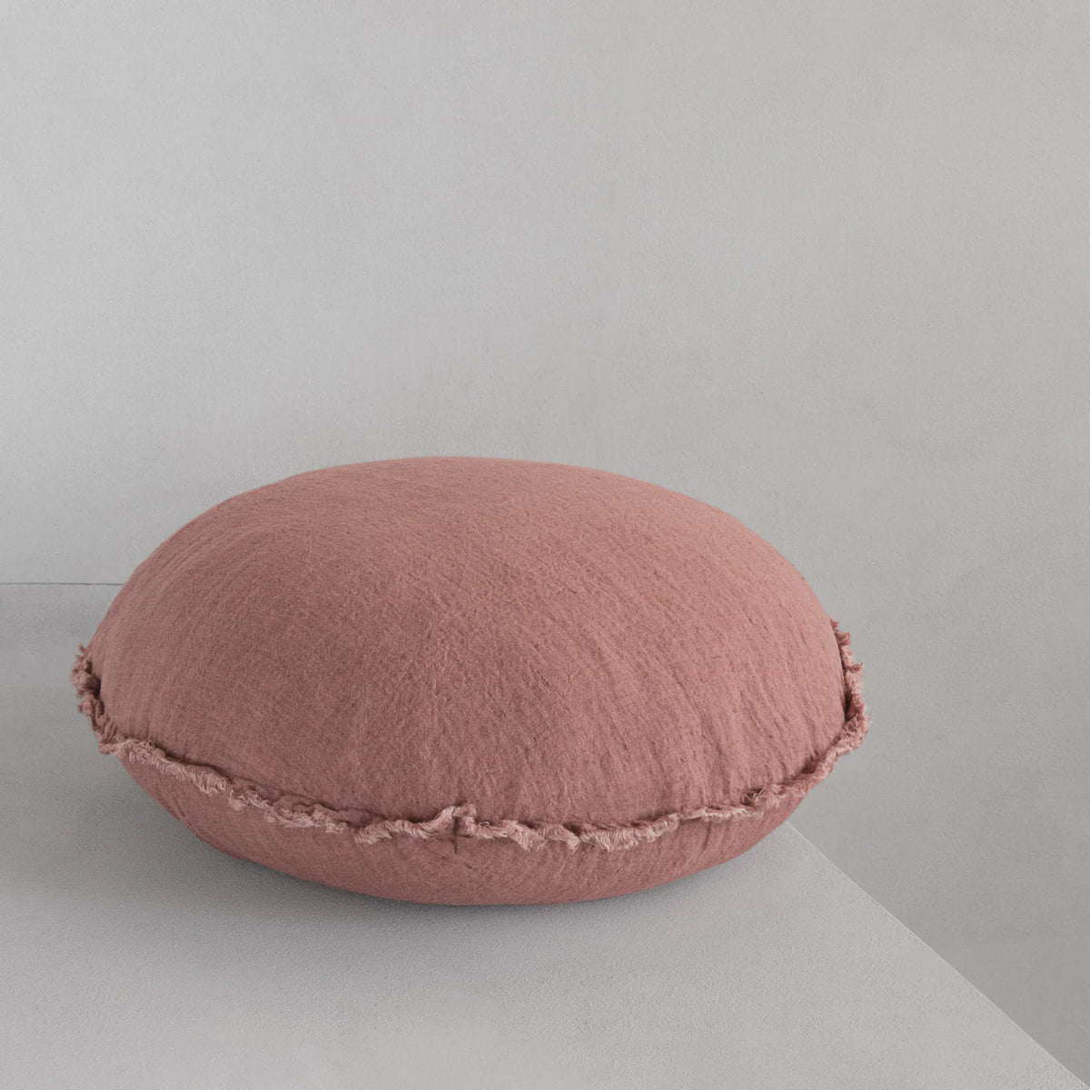 Flocca Macaron Linen Pillowcase - Rosa – Rose Harvest